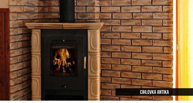 Inspirace - Cihla - fotogalerie cihlových pásků | Kamenné obklady ŘEPA