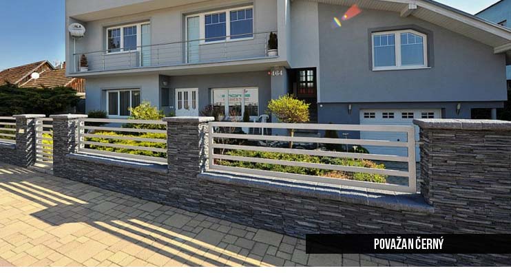 Inspirace - Kamenné Ploty - fotogalerie obkladu plotu | Kamenné obklady ...