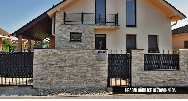 Inspirace - Kamenné Ploty - fotogalerie obkladu plotu | Kamenné obklady ...