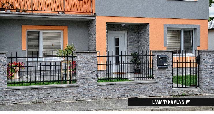 Inspirace - Kamenné Ploty - fotogalerie obkladu plotu | Kamenné obklady ...