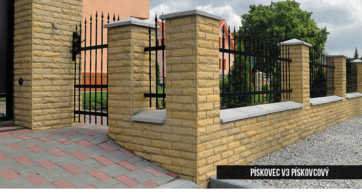 Inspirace - Kamenné Ploty - fotogalerie obkladu plotu | Kamenné obklady ...